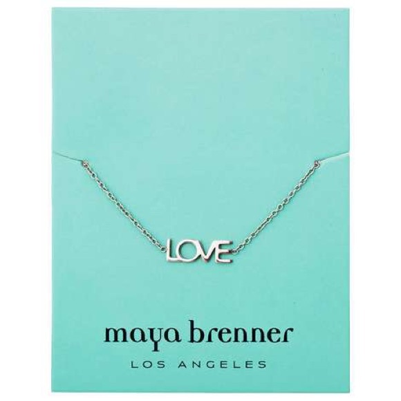 Maya Brenner | Jewelry | Maya Brenner Designs Love Bracelet In Silver | Poshmark